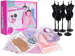 RKToys Kreativní sada Fashion – návrhářka oblečků pro panenky