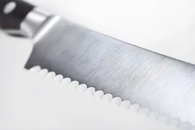 Wüsthof IKON / Nůž nakrajovací / 14 cm / Vlnkované ostří / Rukojeť z d