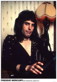 Plakát, Obraz - Freddie Mercury - London 1974