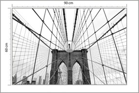 Fototapeta Brooklyn Bridge Ny Hladký vinyl 135x90