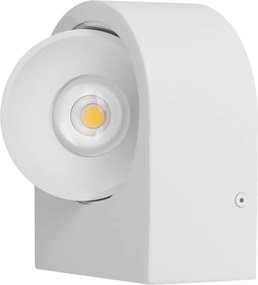 Nástěnné svítidlo Luce, 1x bílé kovové stínítko, w