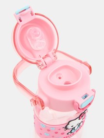 Sinsay - Láhev na pití s držadlem a brčkem Hello Kitty - vícebarevná