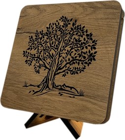 Li-Go "Lípa" lampa 31x31 cm provedení povrchu: černá s patinou