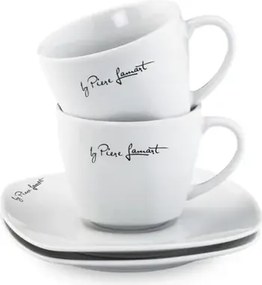 Lamart Dine Sada Šálek+ Podšálek 2+2ks 190ml bílá / porcelán
