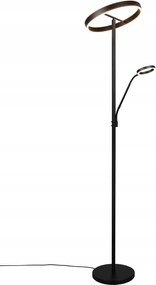 Podlahová lampa černá 180 cm Led 39W flexibilní rameno Willis Trio
