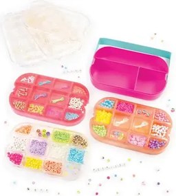 MAKE IT REAL Kreativní sada Beads 2-Go / 1370 korálků / Plast / od 8 l
