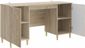 Stůl Dub sonoma 142,5 x 50 x 75 cm Kompozitní dřevo 3414614