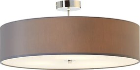 Brilliant 93522/63  Stropní lustr ANDRIA šedá textilie, průměr 60cm