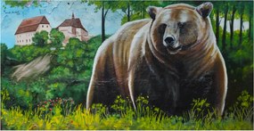 David Reichelt | Hrad Točník Rám: Dubový, Velikost: 40 x 30 cm