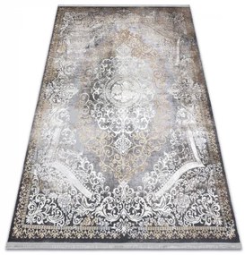 Moderní kusový koberec LUCE 91 Vintage šedý hořčicový Rozměr: 173x270 cm