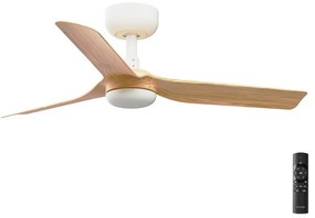 FARO Barcelona FARO 33821-Stropní ventilátor MINI PUNT S hnědá/bílá pr.90 cm + dálkové ovládání 33821