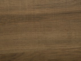 Komoda třídveřová tmavé dřevo TIMBER Beliani