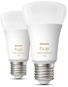 SADA 2xLED Stmívatelná žárovka Philips Hue WHITE AMBIANCE E27/8W/230V 2200-6500K