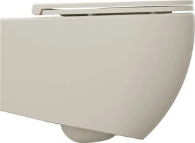 Isvea Isvea, INFINITY závěsná WC mísa, Rimless, 36,5x53cm, Ivory, 10NF02005-2K
