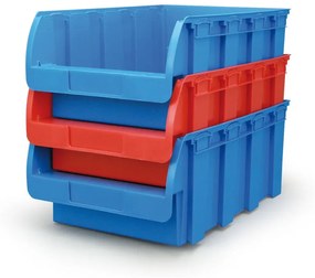 Allit Plastový box COMPACT, 154 x 235 x 125 mm, modrý