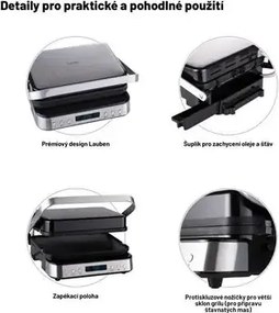 Lauben Contact Grill Deluxe 2000ST / kontaktní grill / 2000 W