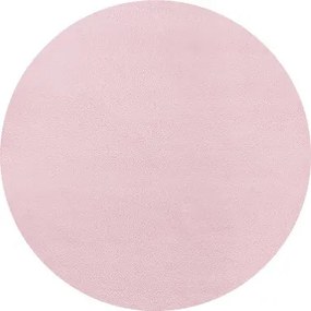 Hanse Home Collection koberce Kusový koberec Fancy 103010 Rosa - sv. růžový kruh - 133x133 (průměr) kruh cm