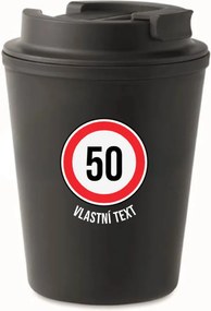 Personalizovaný cestovní termohrnek - narozeninová dopravní značka