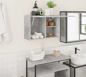vidaXL Koupelnová nástěnná skříňka 60 x 25 x 40 cm kompozit [860070] Barva: Staré dřevo