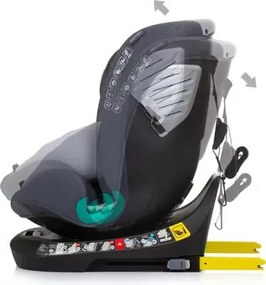 CHIPOLINO Supreme i-Size 40-150cm Isofix 360 Granite / autosedačka / (