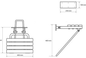 Sedátko do vany Handicap – Sapho