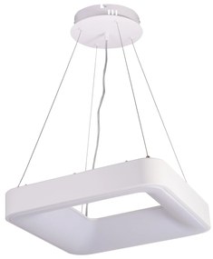 T-LED LED svítidlo ZULU 32W CCT hranaté bílé závěsné LED svítidlo ZULU 32W CCT hranaté bílé závěsné