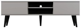 Benlemi Dřevěný TV stůl o šířce 160 cm TORONTO šedý