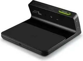 Braun BC21 černá / Digitální budík / LCD / Bezdrátové nabíjení 10W (Qi