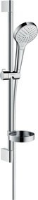 Hansgrohe Croma Select S - Set sprchové hlavice, tyče a hadice, 3 proudy, EcoSmart, bílá/chrom 28170400