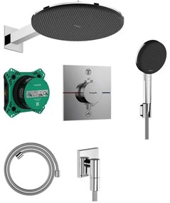 Hansgrohe Raindance Alive S - Sprchový set s termostatem pod omítku, průměr 30 cm, 3 proudy, chrom 24630000