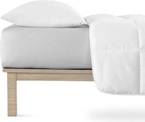 Napínací prostěradlo jersey s elastanem šedé sada 2 ks 90 x 200 cm