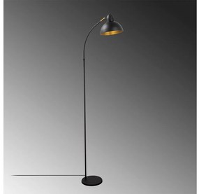 Designová stojanová lampa Vasso 162 cm černá
