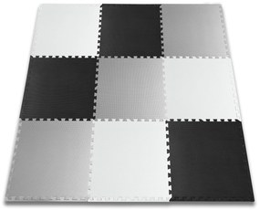 Velká pěnová šachovnice puzzle podložka Ricokids 180x180 cm 9 kusů