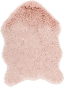 Růžová umělá kožešina Tiseco Home Studio Sheepskin, 60 x 90 cm