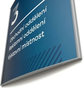 ACCEPT Orientační tabule Klassik UNI A1 (594 x 594 mm) - rozměr 594 x 594 mm