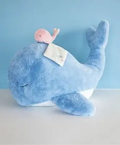Doudou Plyšová modrá velryba 60 cm / od 0 let