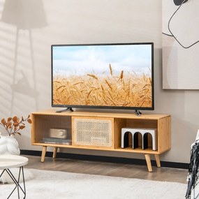 Costway TV skříň Moderní TV stolek pro televizory do 55 palce