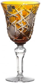 Sklenice na víno Mars, barva amber, objem 240 ml