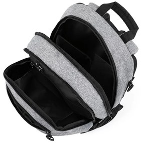Oxybag Studentský batoh + etue - OXY Sport Grey Melange