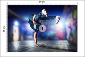 Fototapeta Breakdance Tanečnice Strukturální vinyl 405x270