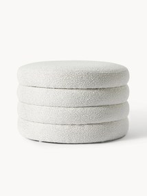 XL bouclé čalouněný puf's úložným prostorem Alto