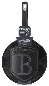 BERLINGERHAUS Pánev na palačinky s mramorovým povrchem 25 cm Carbon PRO Line BH-6902