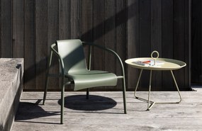 Světle zelený zahradní konferenční stolek HOUE Eyelet 70 cm