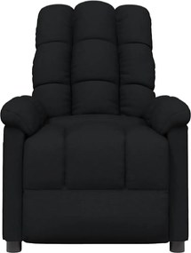 Masážní křeslo černé textil 289808