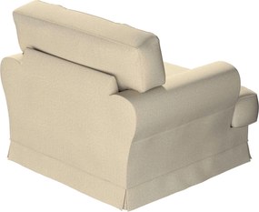 Potah na křeslo IKEA Ekeskog barva béžová látka pletený vzor