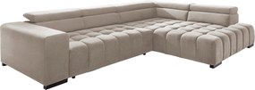 XXXLutz ROHOVÁ SEDAČKA, textil, béžová MID.YOU - Sedací soupravy - 000694006501