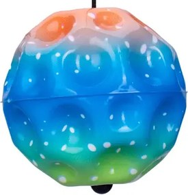 Míček na gumičce s úchytem na suchý zip / Hračka / Pěna / O 6 cm / 5 b