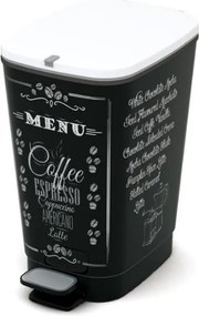 Nášlapný odpadkový koš KIS CHIC BIN 35 l, Coffee