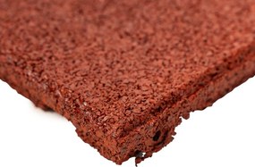 Gumová dlaždice ASLON 40 x 40 cm, červená