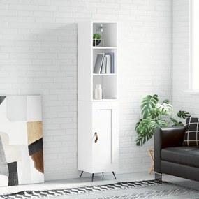 vidaXL Skříň highboard 34,5 x 34 x 180 cm kompozitní dřevo [3190053] Barva: Bílá